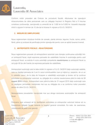 Legal fresh modificarea codului fiscal prin OUG 54-2010 | PDF