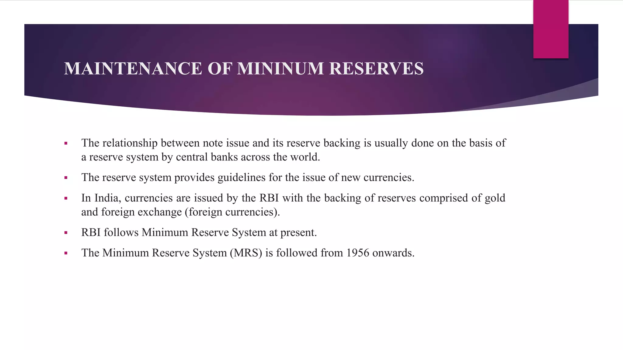 RBI AND THE BANKING REGULATION ACT, 1949 | PPTX