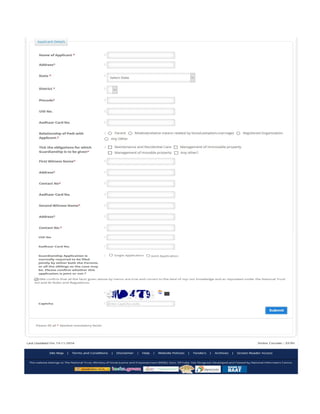 Legal guardian application form | PDF