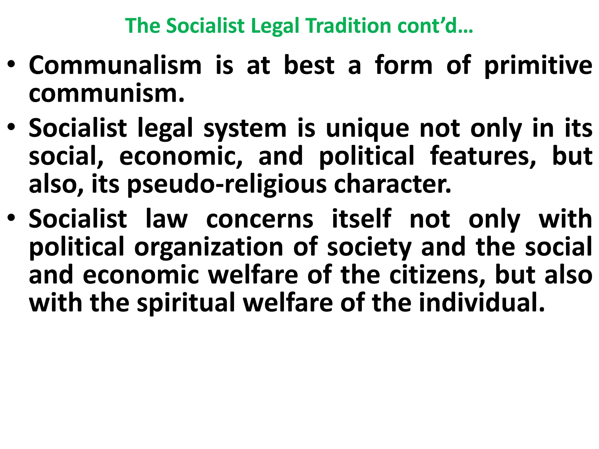 Legal History and Tradition Lecture Notes | PPTX