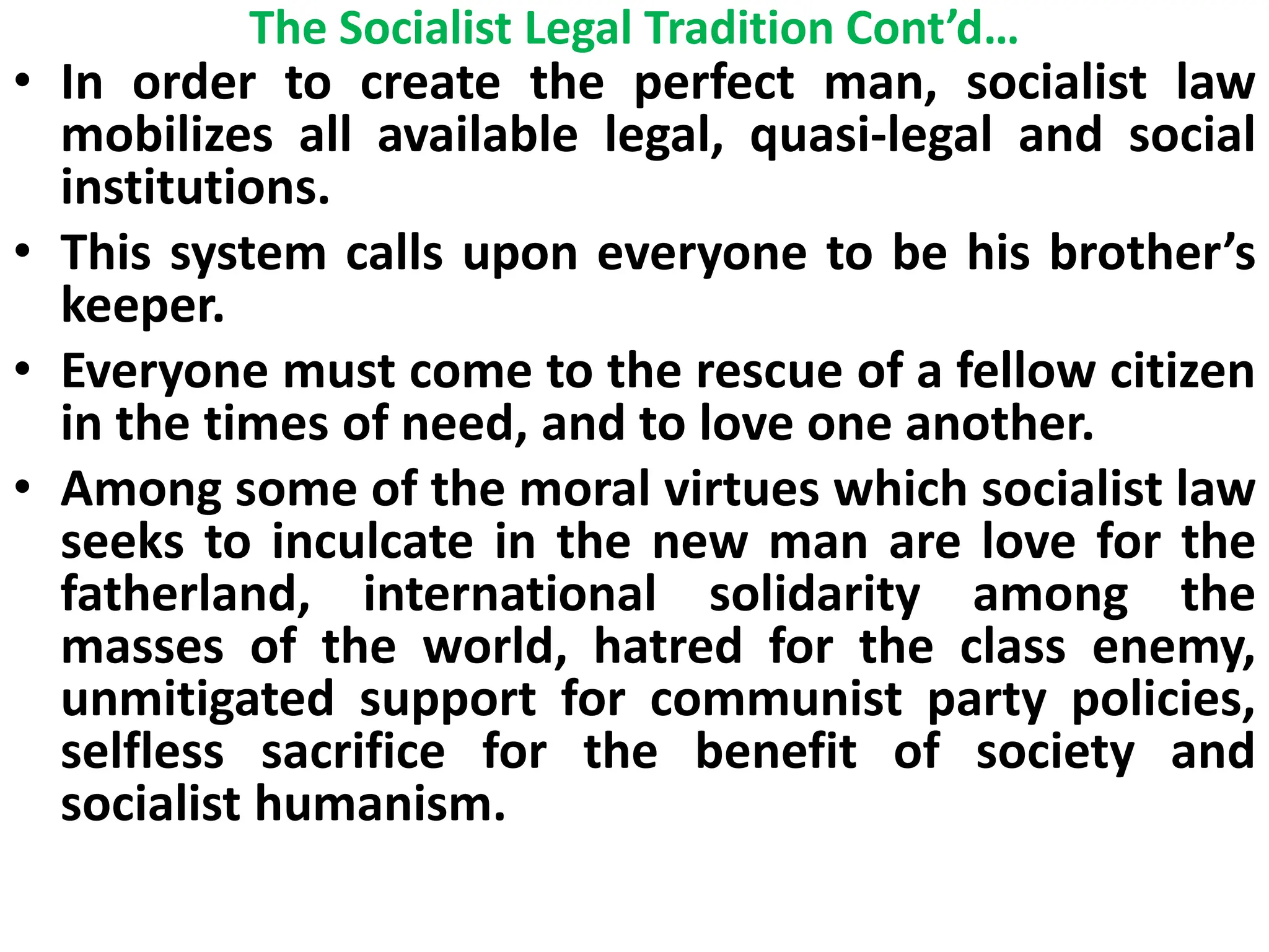 Legal History and Tradition Lecture Notes | PPTX