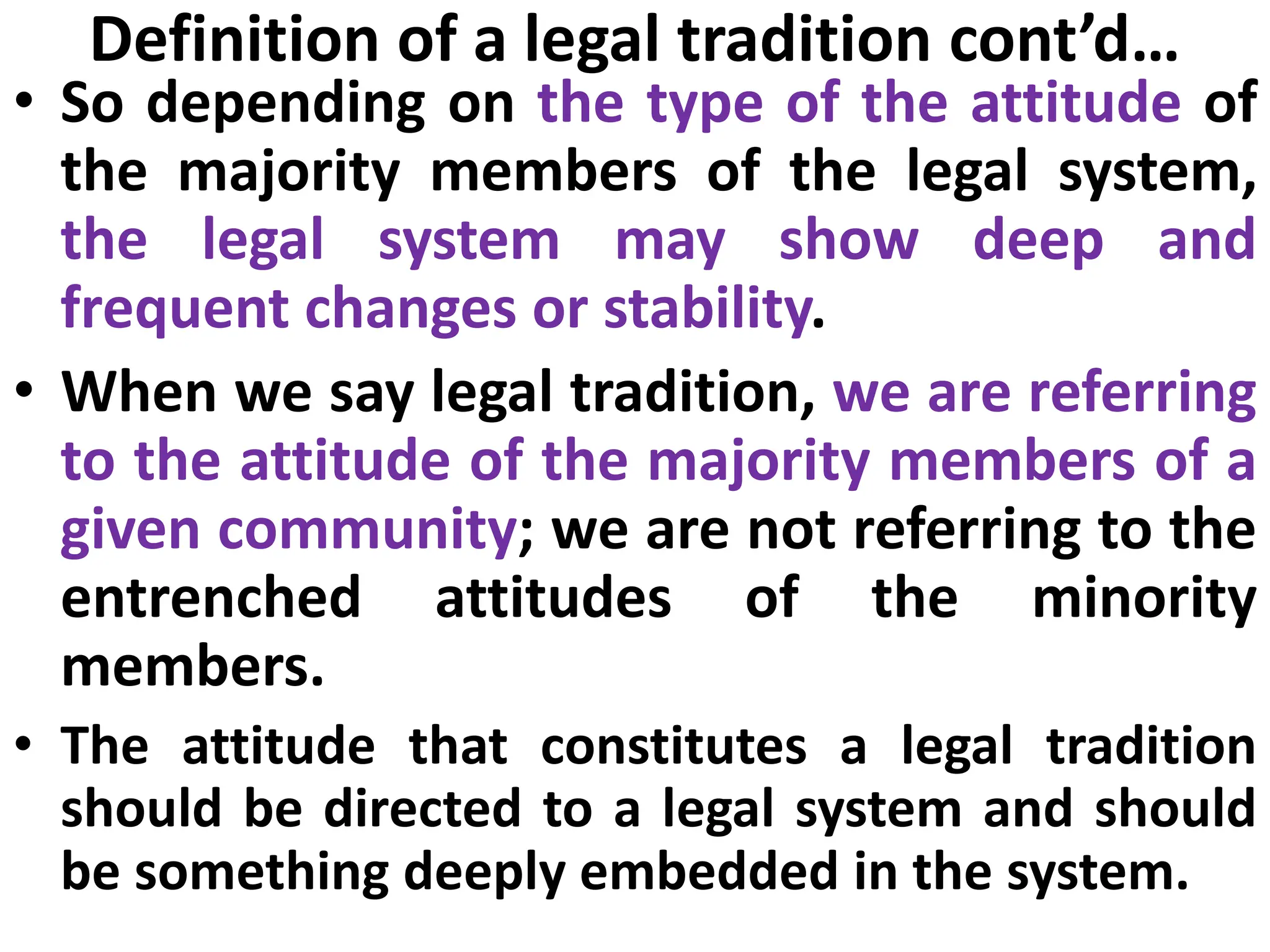Legal History and Tradition Lecture Notes | PPTX