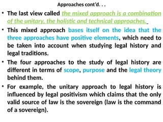 Legal History and customary law best.ppt