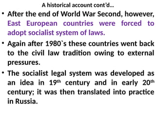 Legal History and customary law best.ppt