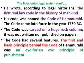 Legal History and customary law best.ppt