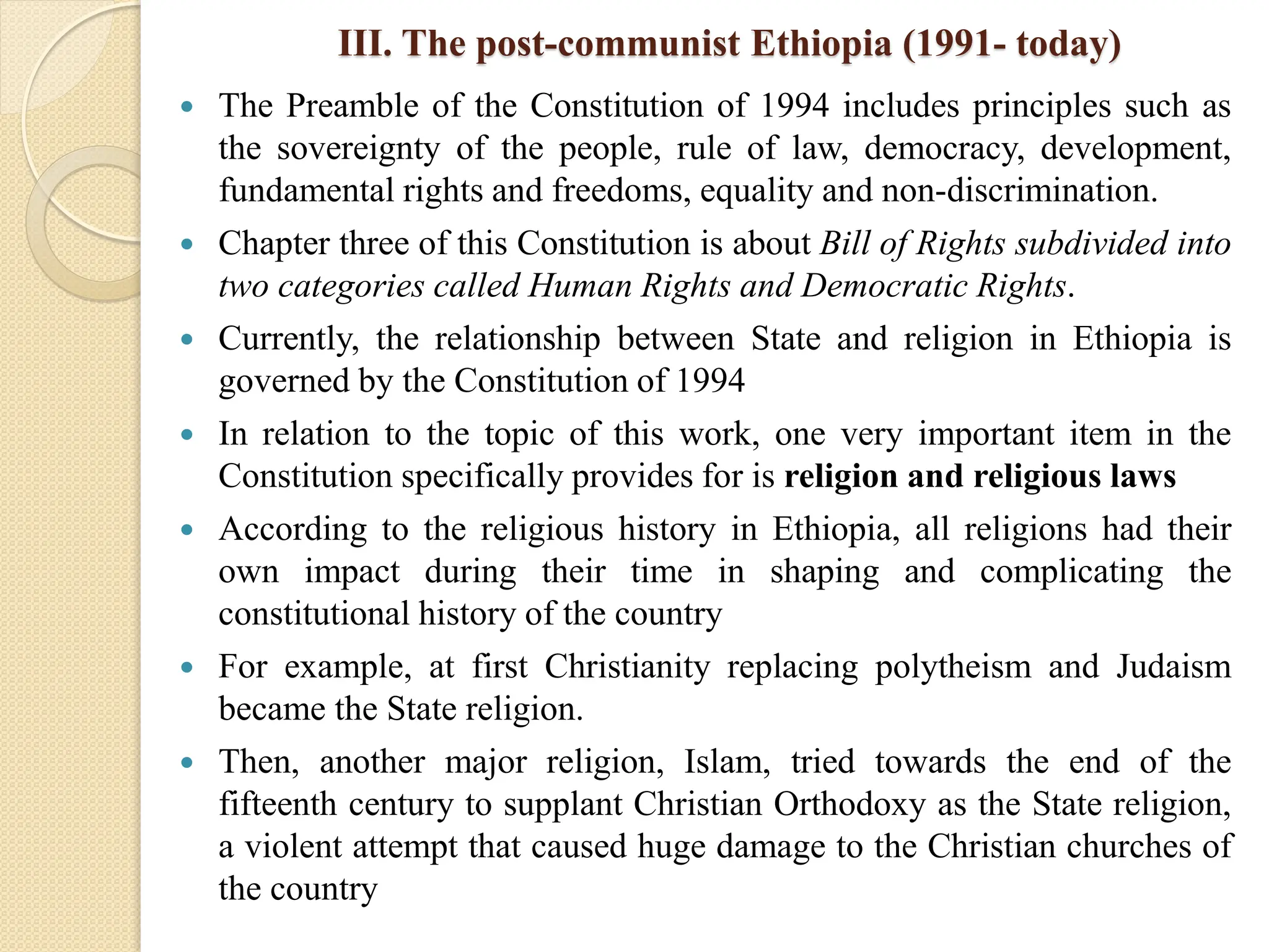 Legal History and customary law in Ethiopia | PDF