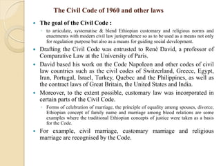 Legal History and customary law in Ethiopia | PDF