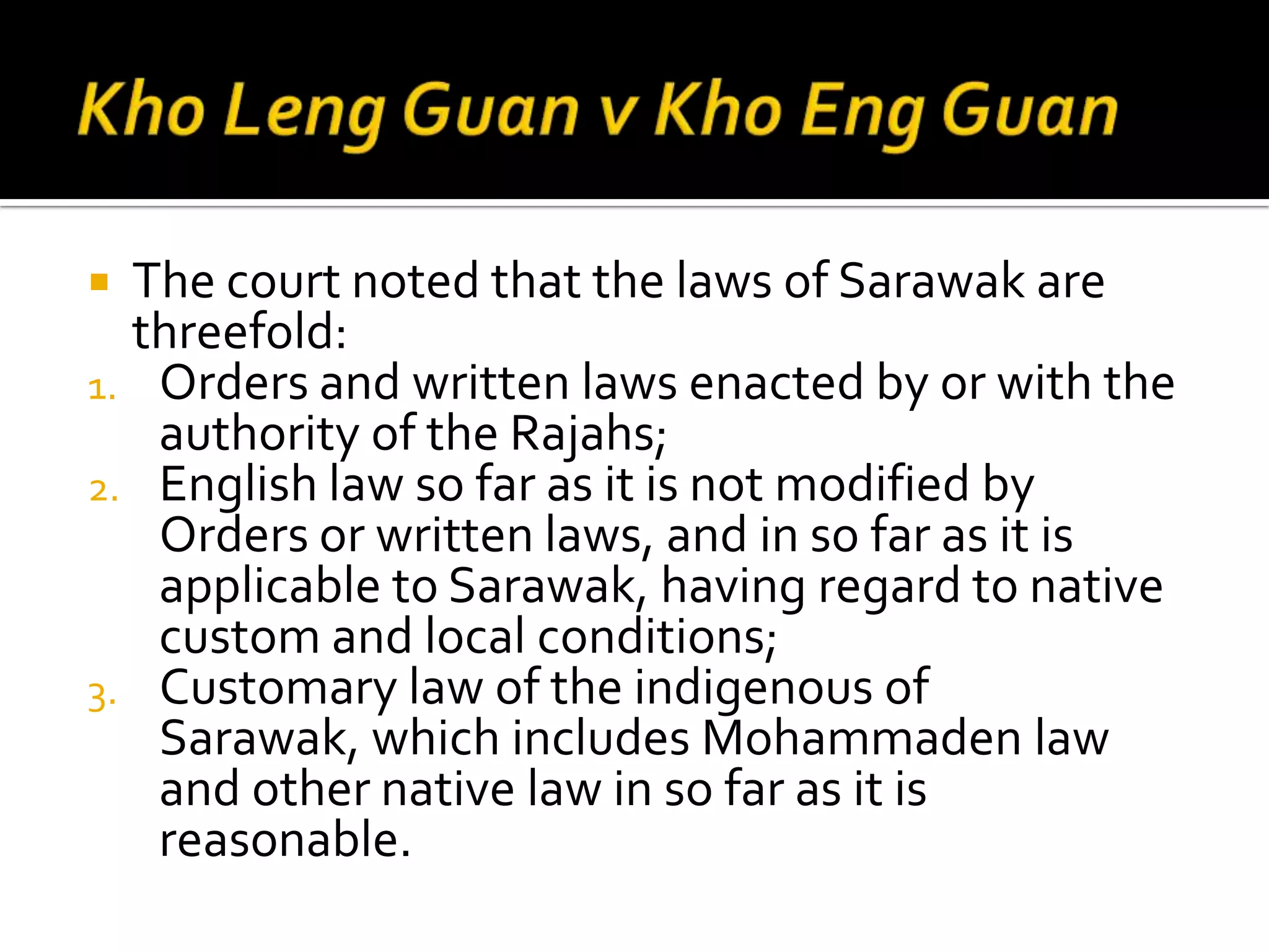 MALAYSIAN LEGAL SYSTEM Legal History THE MALAY STATES Part 2 | PPTX