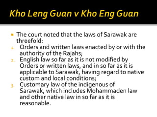 MALAYSIAN LEGAL SYSTEM Legal History THE MALAY STATES Part 2 | PPTX