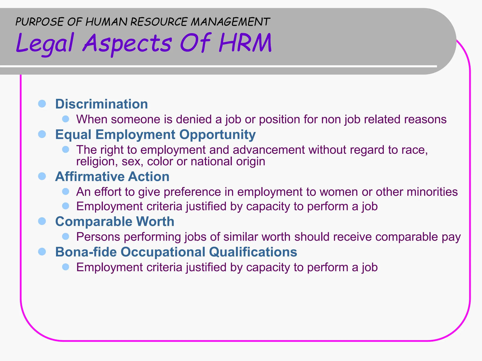 Legal HR.ppt legal hrm ppt ppt on human resource management legal ...