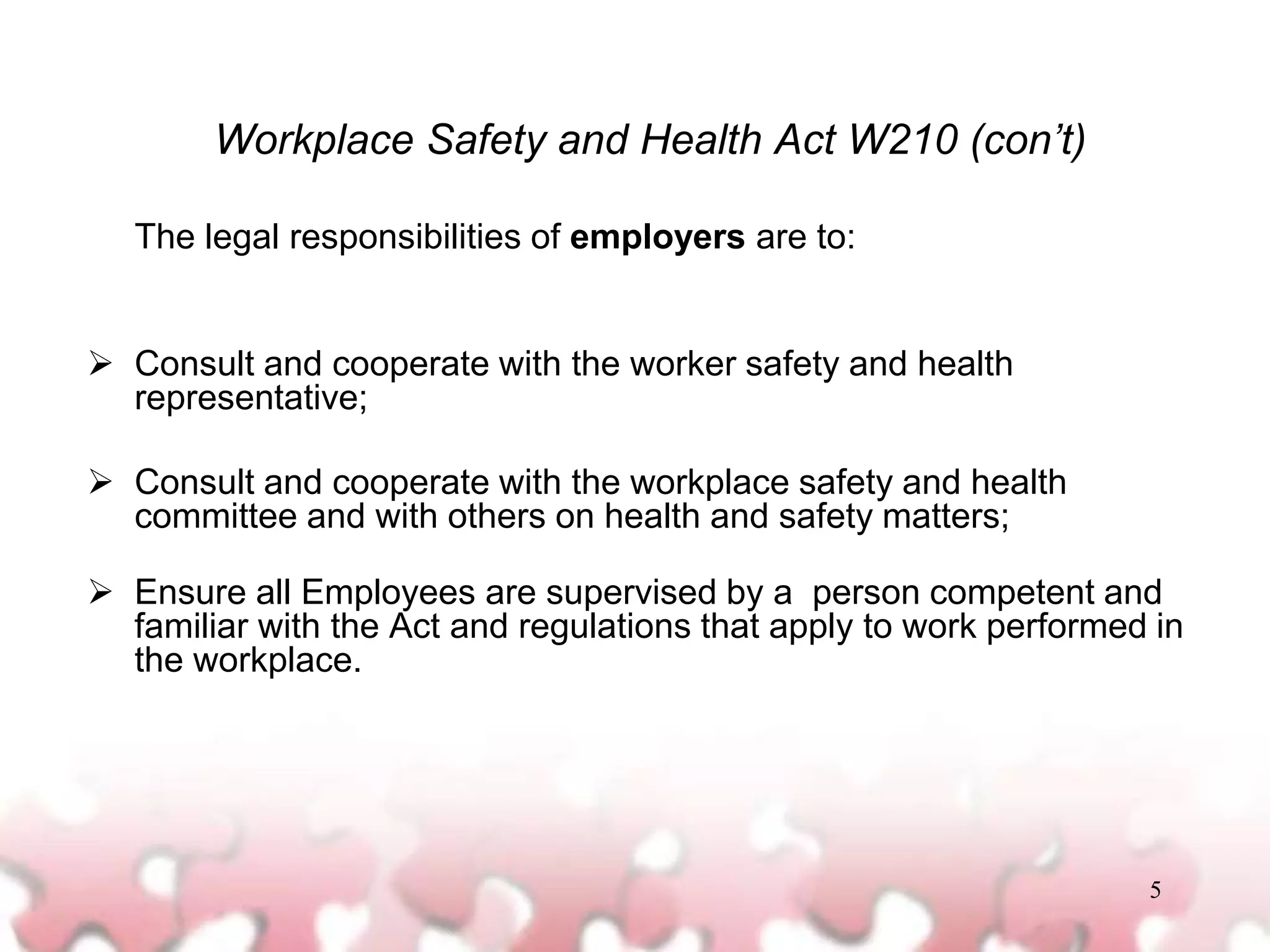 Legal HSE Responsibilities of Employers.ppt