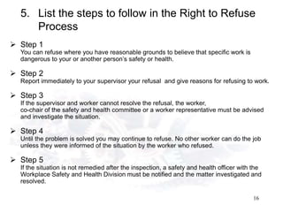 Legal HSE Responsibilities of Employers.ppt | First Aid | Injuries