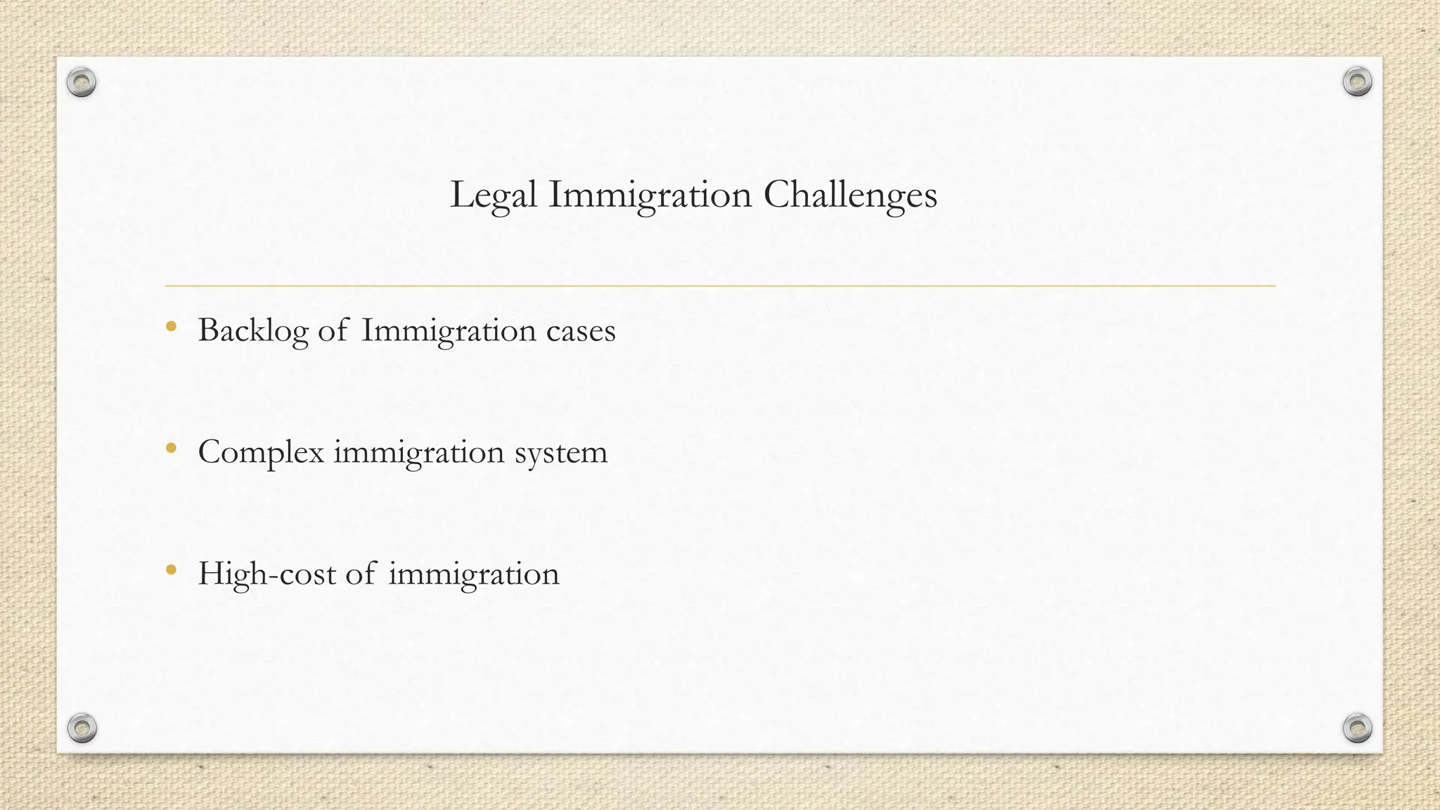 Legal Immigration challenges in US.pptx