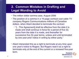 Legal Implications And Pitfalls Of Drafting Technical Documentation | PPT