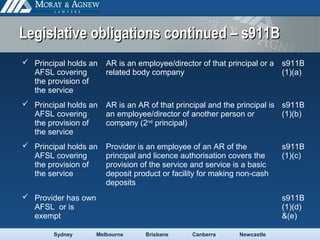 Legal implications for authorised representatives | PPT