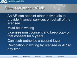 Legal implications for authorised representatives | PPT