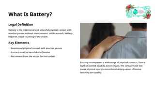 Legal Insights Understanding the Difference Between Assault and Battery ...