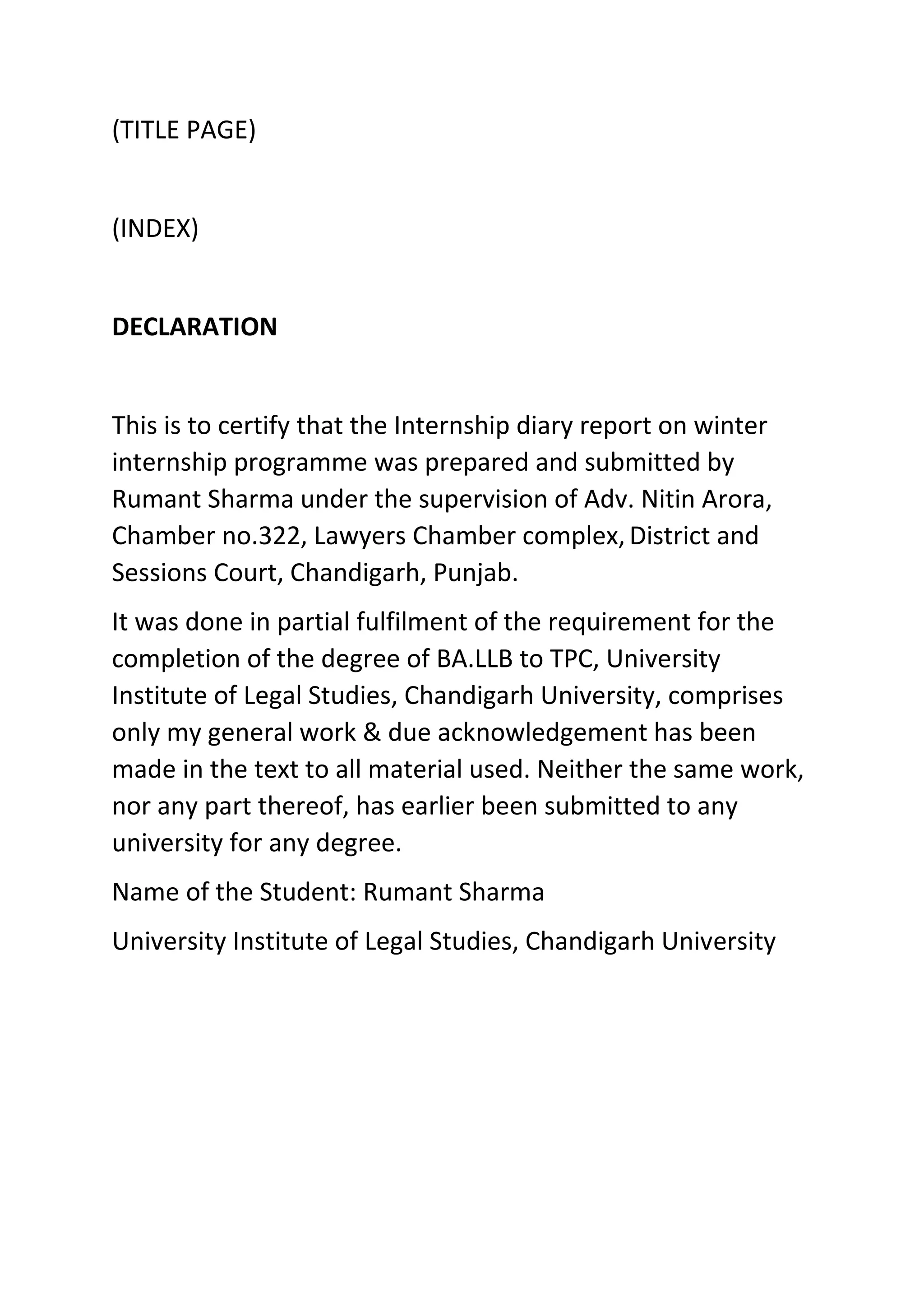Legal Internship Diary Simple Copy Rumant Sharma.docx