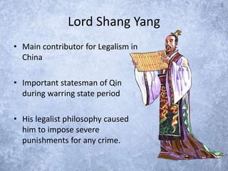 Legalism in china | PPTX