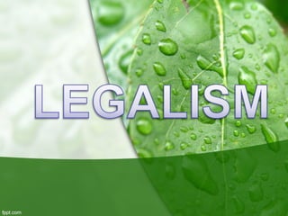 Legalism | PPT