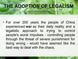 Legalism | PPT