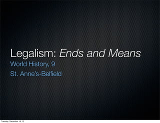 Legalism 1213 | PDF | Buddhism | Religion & Spirituality