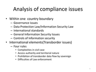 Cloud Computing Legal Issues | PPTX