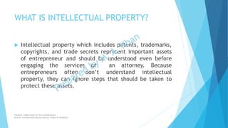 Legal issues for the entrepreneurs | PPTX
