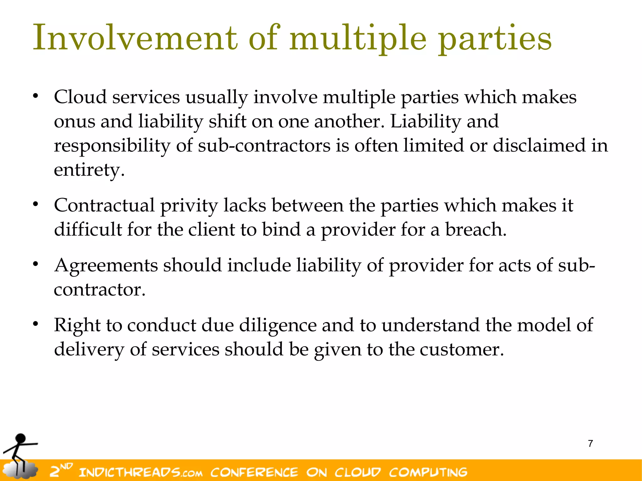 Legal issues in cloud computing | PPT