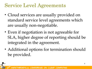 Legal issues in cloud computing | PPT