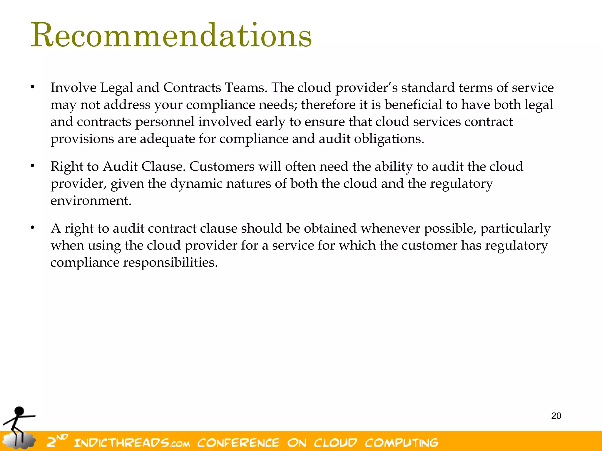 Legal issues in cloud computing | PPT