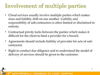 Legal issues in cloud computing | PPT