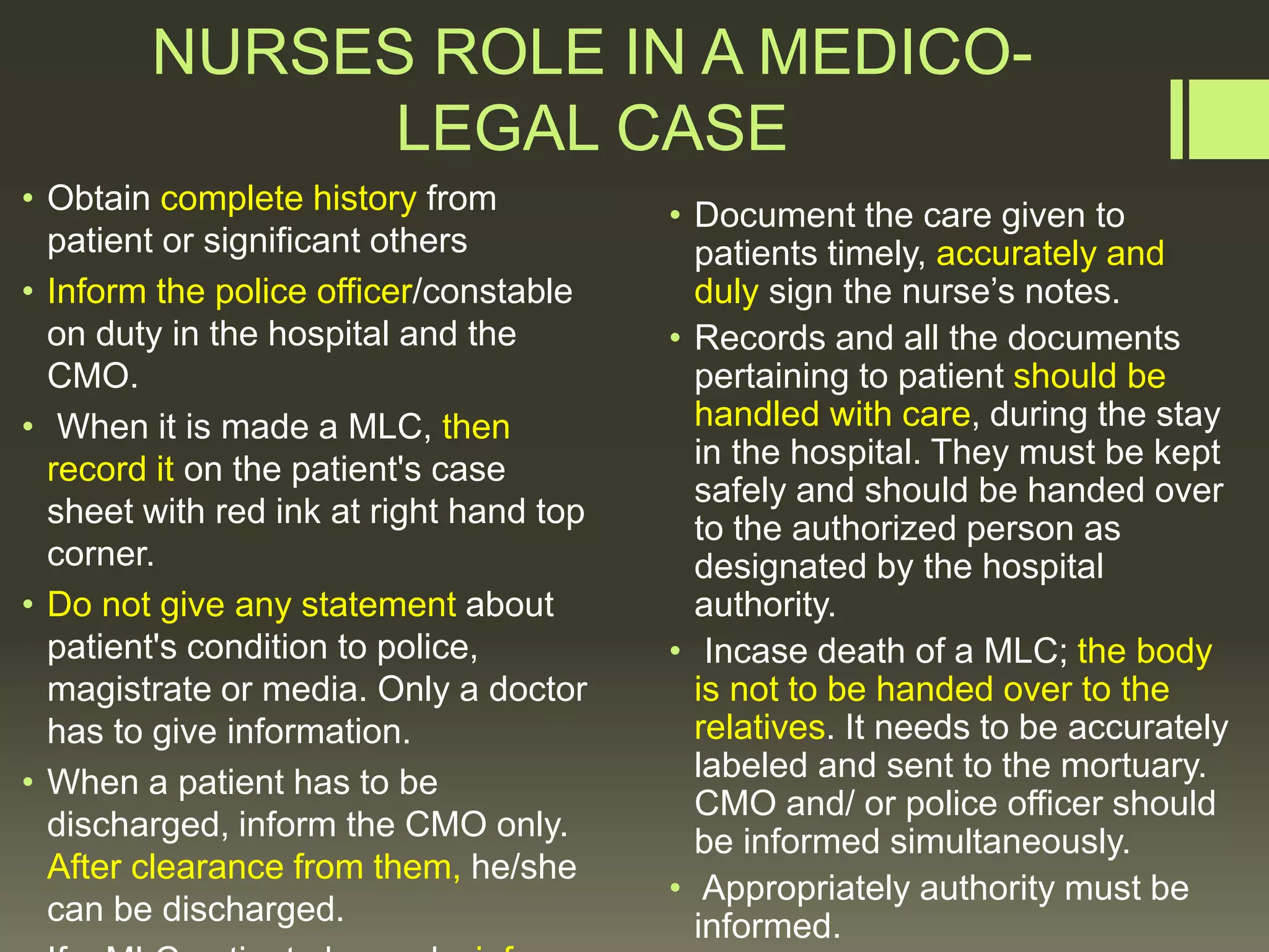 Legal issues in nursing | PPTX