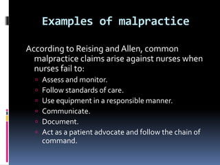 Legal issues in nursing in india | PPTX