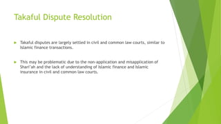 Legal Issues in Takaful | PPTX