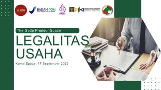Legalitas Usaha | PPTX