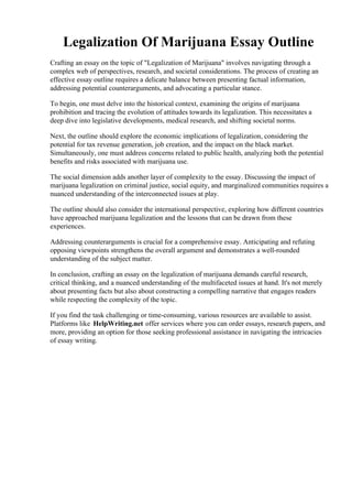 Legalization Of Marijuana Essay Outline.pdf