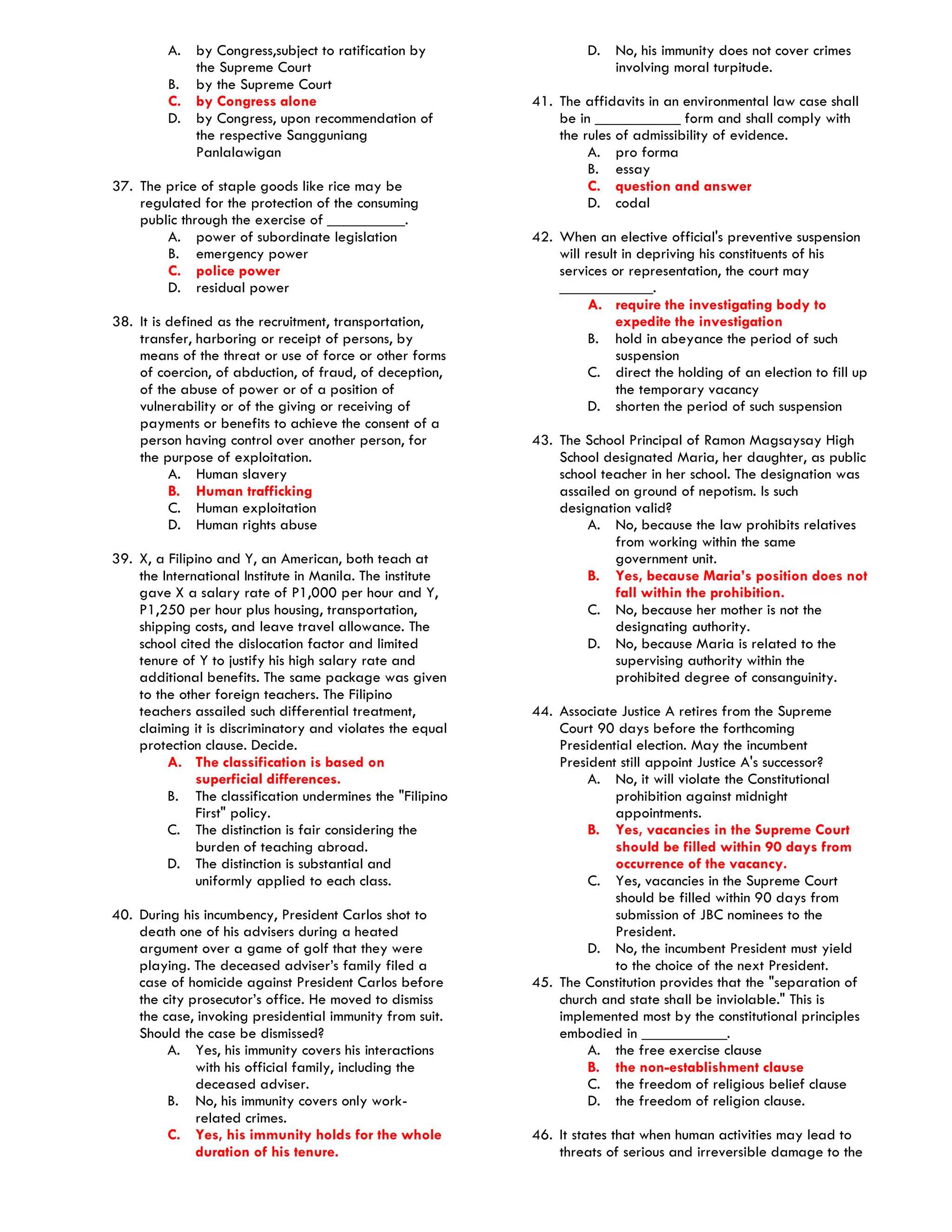 REVIEWER LET LEGAL KEY 1.pdf REVIEWER LET | PDF