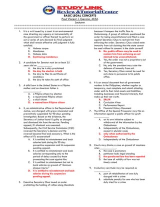 REVIEWER LET LEGAL KEY 1.pdf REVIEWER LET | PDF