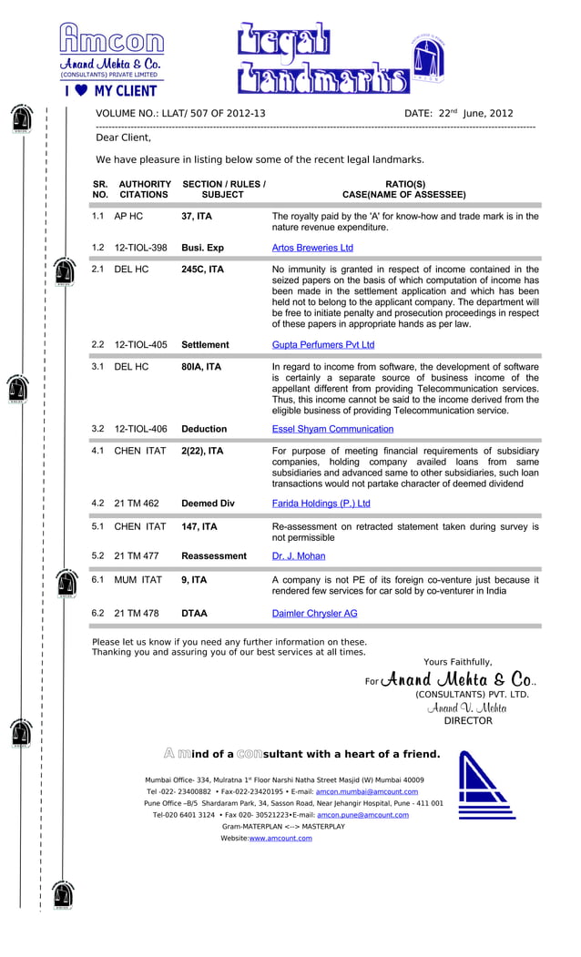Legal landmark 507 | PDF