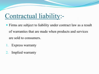 Legal liability for business | PPTX