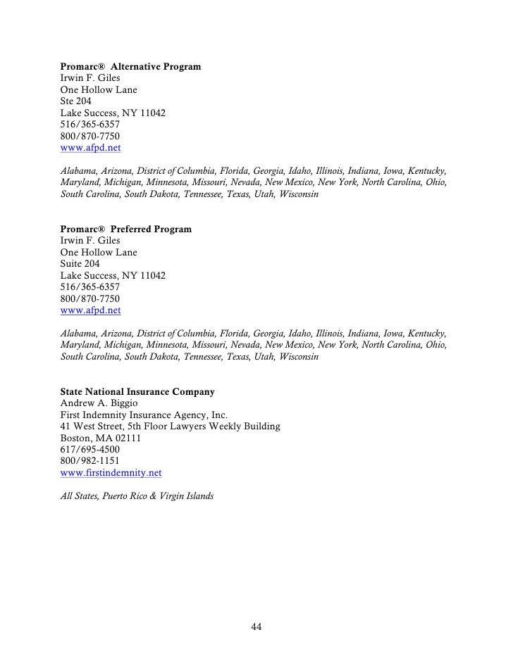 Legal Liability Insurance