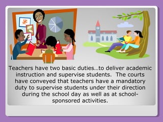 Legal Liability Of Teachers And Administrators | PPT
