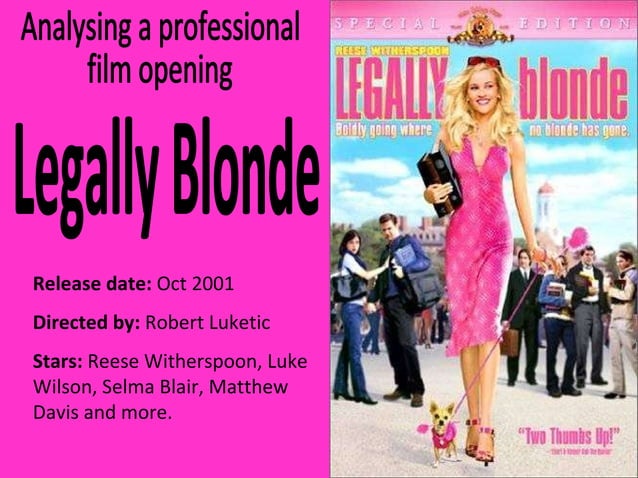 Legally blonde! | PPT