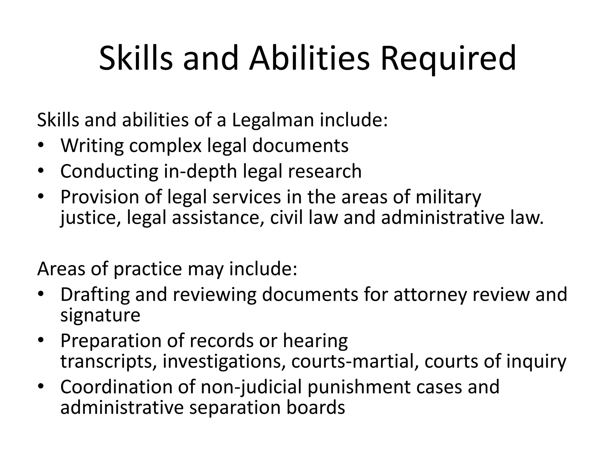 Legalman conversion recruiting | PPTX