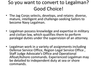Legalman conversion recruiting | PPTX