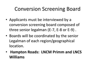 Legalman conversion recruiting | PPTX