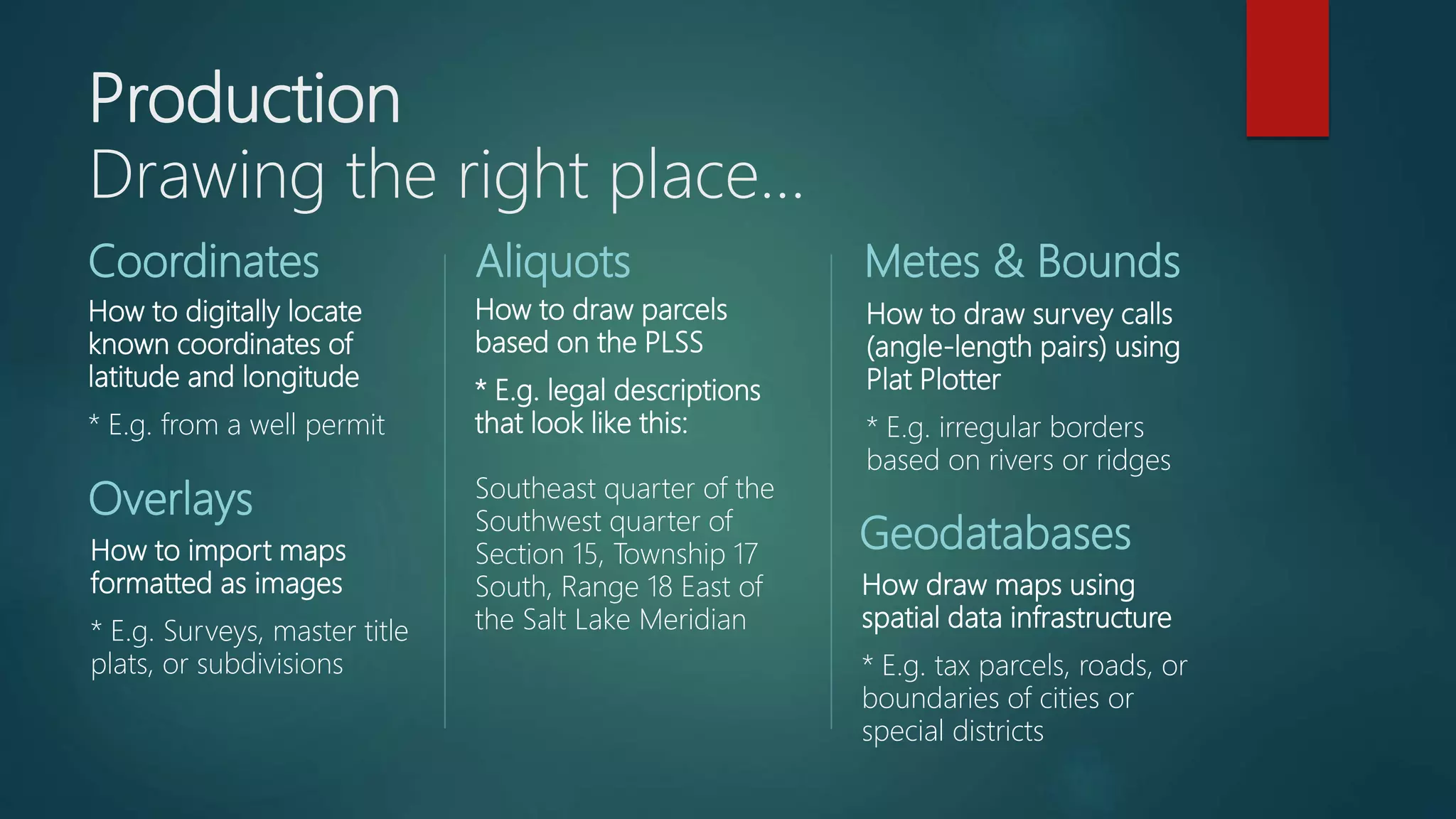 Legal Mapping in Google Earth Pro | PPTX