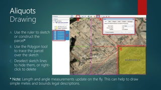 Legal Mapping in Google Earth Pro | PPTX