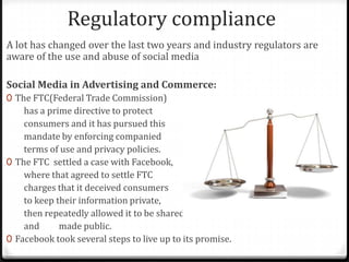 Legal matters in social media | PPTX